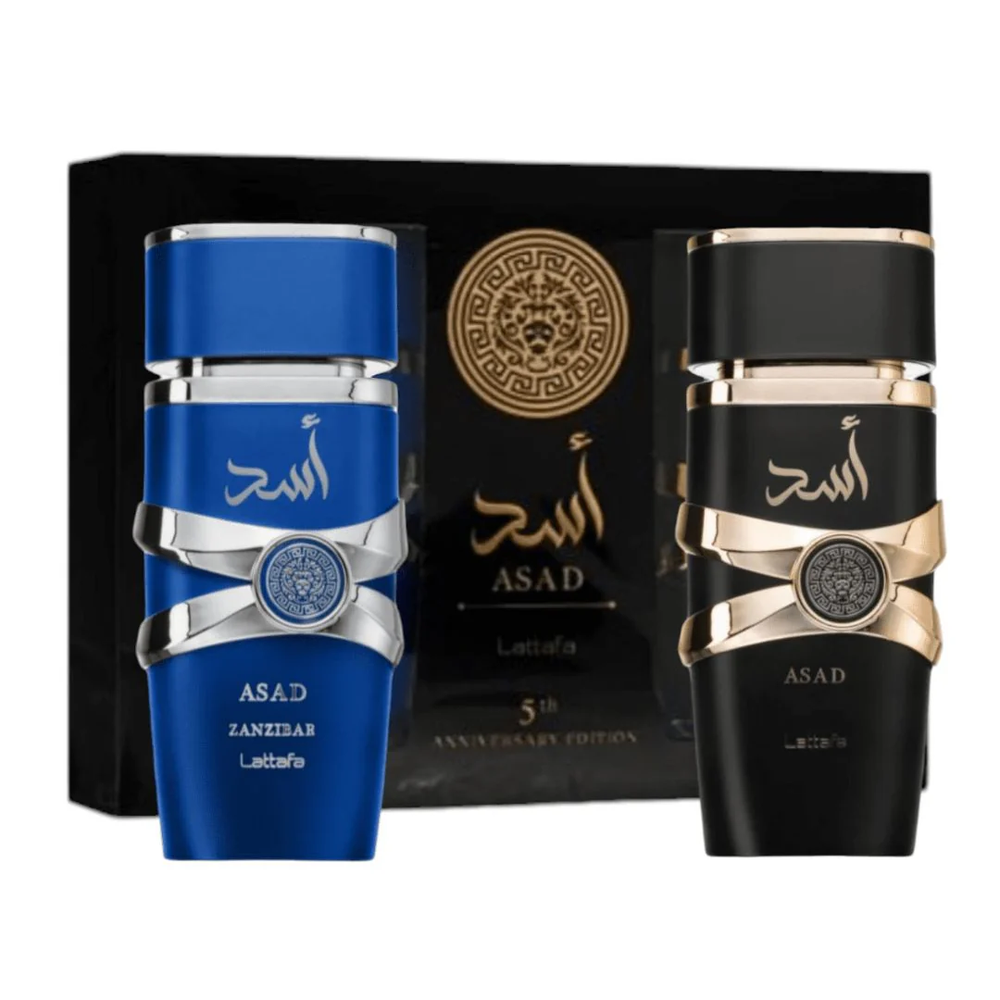 Lattafa Asad 100 ML + Asad Zanzibar 100 ML (H)