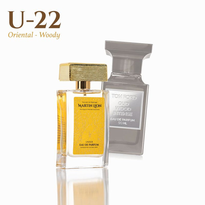 Martin Lion U22 - Inspiracion Tom Ford Oud Wood Intense - EDP 50 ML Te